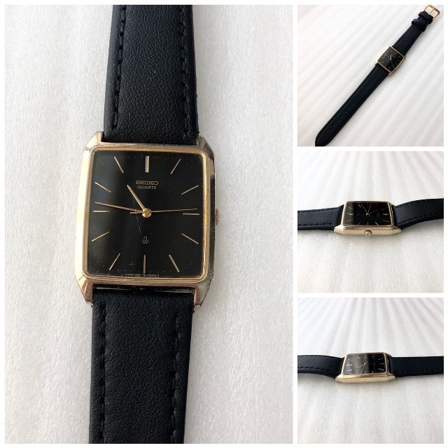 SEIKO - SEIKO スクエア メンズクォーツ腕時計 電池あり ベルト SEIKO - SEIKO スクエア メンズクォーツ腕時計 電池あり ベルト