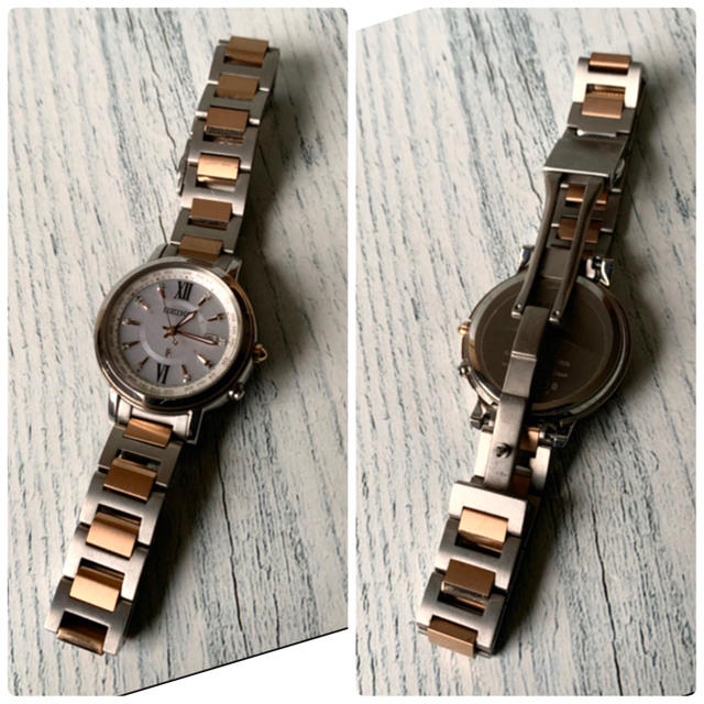 希少】SEIKO ルキア 1B25-0AV0 電波ソーラー シルバー ゴールド 希少】SEIKO ルキア 1B25-0AV0 電波ソーラー シルバー ゴールド