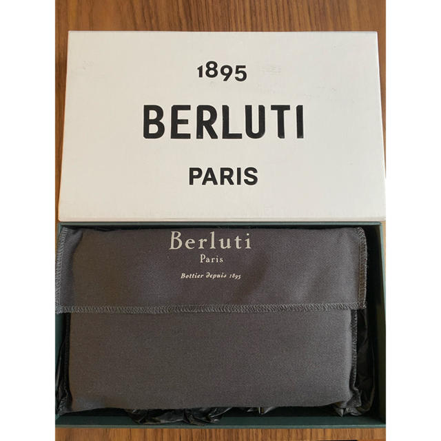 BERLUTI - ベルルッティ 長財布 ダブルスタンプ ブルーゴールド BERLUTI - ベルルッティ 長財布 ダブルスタンプ ブルーゴールド