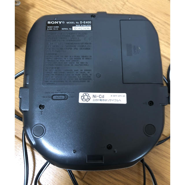 SONY - SONY CDウォークマン D-E400 CDプレーヤーの通販 by 晴美 SONY - SONY CDウォークマン D-E400 CDプレーヤーの通販 by 晴美