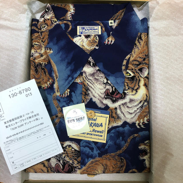 未使用 サンサーフ 百虎 アロハシャツ M 2019 SS38201 未使用 サンサーフ 百虎 アロハシャツ M 2019 SS38201