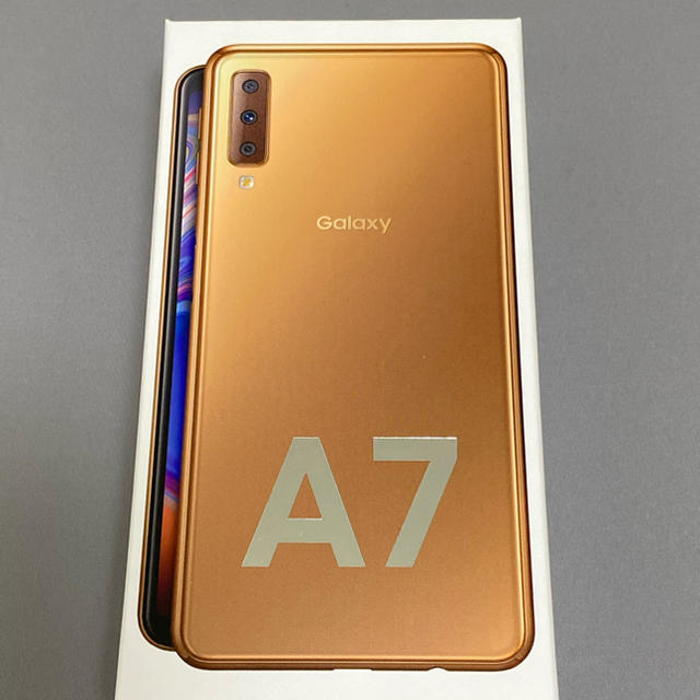 新品未使用)SAMSUNG Galaxy A7 ゴールド 楽天モバイル版 新品未使用)SAMSUNG Galaxy A7 ゴールド 楽天モバイル版