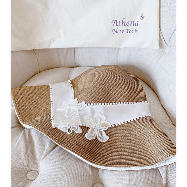 8月2日限定お値下げ!19000円→】athena newyork 帽子 8月2日限定お値下げ!19000円→】athena newyork 帽子