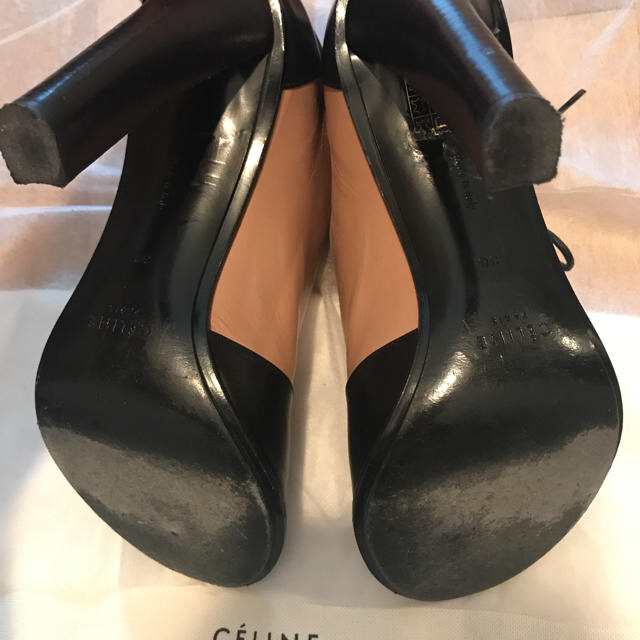 CELINE バイカラーサンダル ピンクベージュ フィービー CELINE バイカラーサンダル ピンクベージュ フィービー