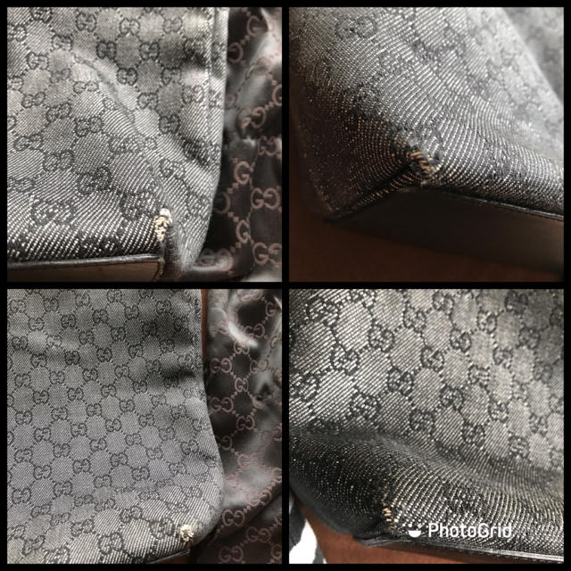 ♡GUCCI本物グッチトートバック黒、保存袋付き♡ ♡GUCCI本物グッチトートバック黒、保存袋付き♡