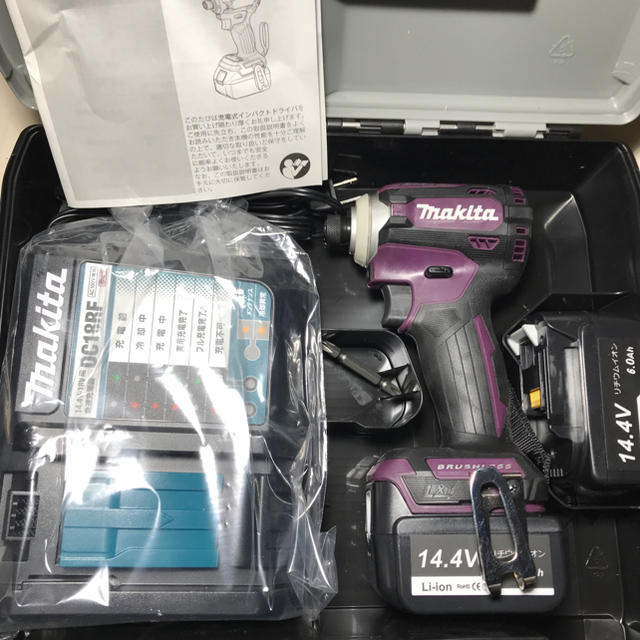 新品makita限定色!TD161DGXAP オーセンティックパープルフルセット 新品makita限定色!TD161DGXAP オーセンティックパープルフルセット