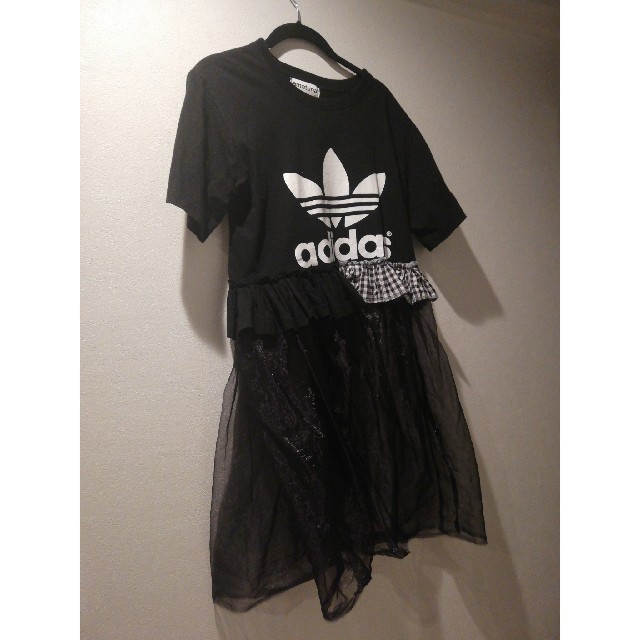 adidas - amatual adidas リメイクワンピースの通販 by OKAARI adidas - amatual adidas リメイクワンピースの通販 by OKAARI