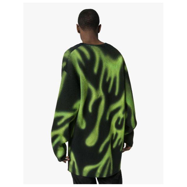 BALENCIAGA - 新品 2020SS BALENCIAGA flame print sweaterの BALENCIAGA - 新品 2020SS BALENCIAGA flame print sweaterの