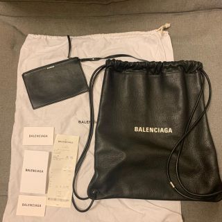 BALENCIAGA - BALENCIAGAナップサック(レザー)の通販 by リョウ BALENCIAGA - BALENCIAGAナップサック(レザー)の通販 by リョウ