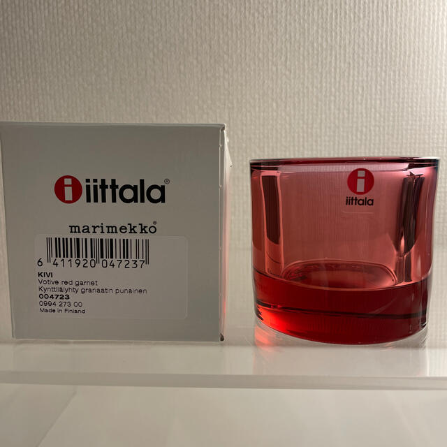 廃盤色】イッタラ kivi キャンドルホルダー レッドガーネット 廃盤色】イッタラ kivi キャンドルホルダー レッドガーネット