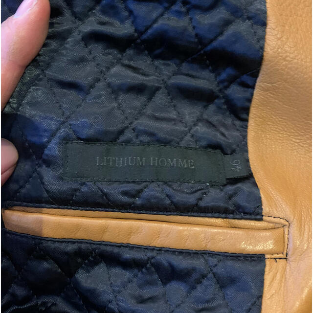 LITHIUM HOMME - リチウムオム ラクーンファーラムレザー LITHIUM HOMME - リチウムオム ラクーンファーラムレザー