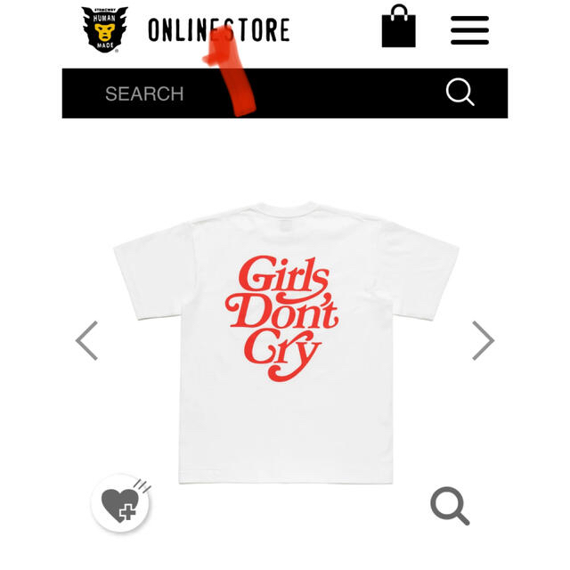 Girls don't cry T-SHIRT GDC Girls don't cry T-SHIRT GDC