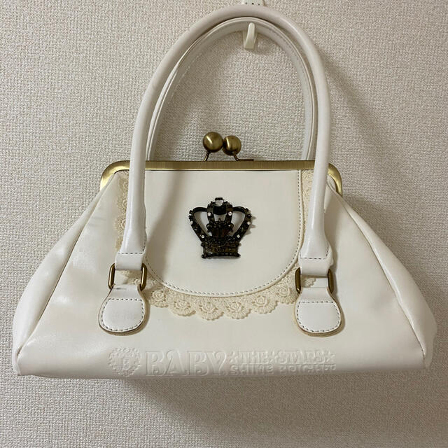 BABY,THE STARS SHINE BRIGHT - 王冠モチーフ付きがま口Bagの BABY,THE STARS SHINE BRIGHT - 王冠モチーフ付きがま口Bagの