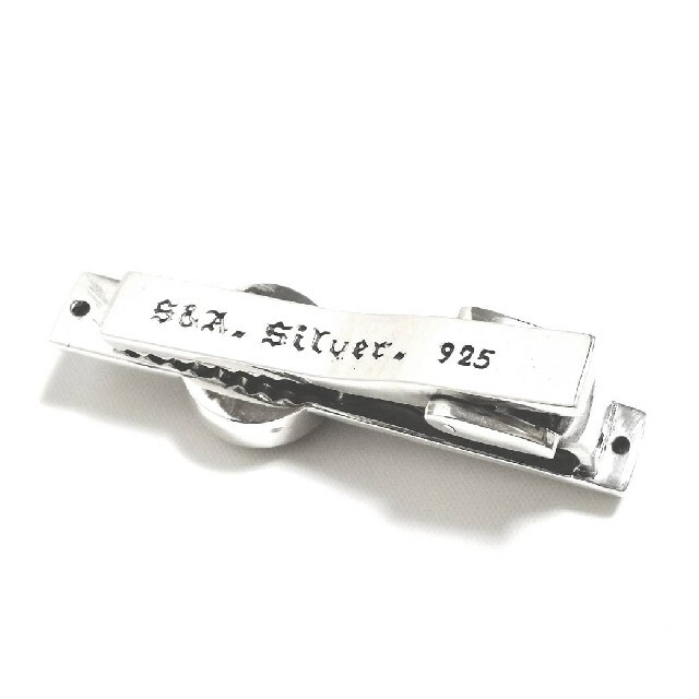 S&A ラグジュアリー シルバー925 シルバーネクタイピン シルバー S&A ラグジュアリー シルバー925 シルバーネクタイピン シルバー