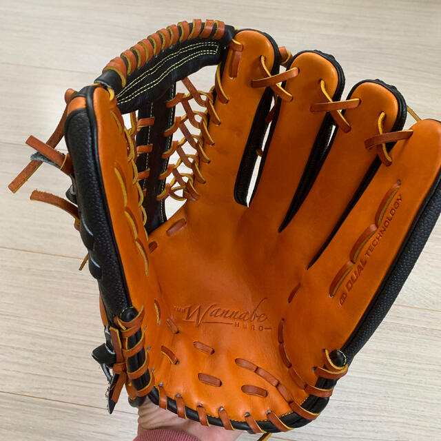 wilson DUAL 外野手用グローブ 型付けのみ wilson DUAL 外野手用グローブ 型付けのみ