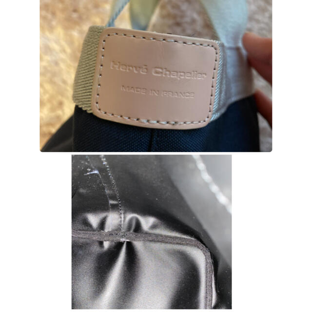 美品! エルベシャプリエ 701CS ネイビー×シルバーハンドル 美品! エルベシャプリエ 701CS ネイビー×シルバーハンドル