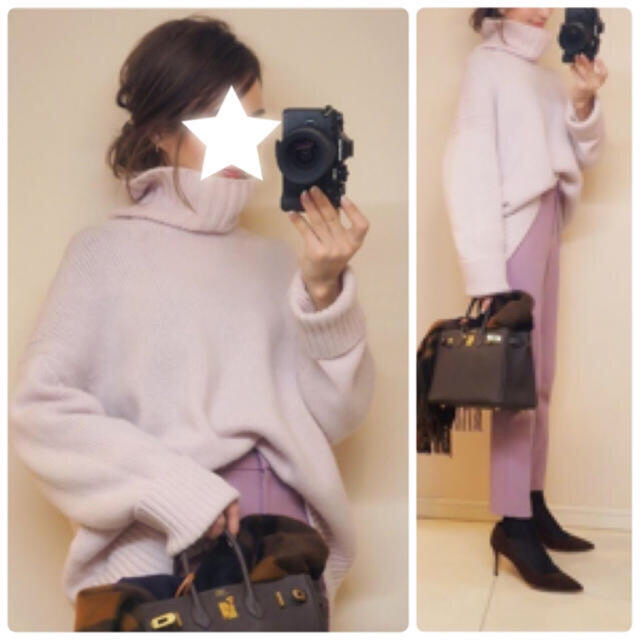 美品 ギャルリーヴィー ファインウール タートルネック ニット 美品 ギャルリーヴィー ファインウール タートルネック ニット