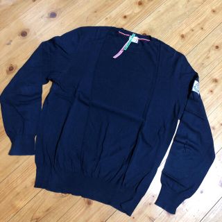 MONCLER(ニット/セーター ・ ブルー・ネイビー/青色系)の MONCLER(ニット/セーター ・ ブルー・ネイビー/青色系)の