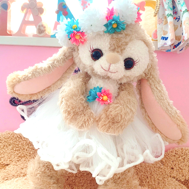 Sサイズ 東京ディズニーシー ステラルー ベージュ染色 リメイク Sサイズ 東京ディズニーシー ステラルー ベージュ染色 リメイク