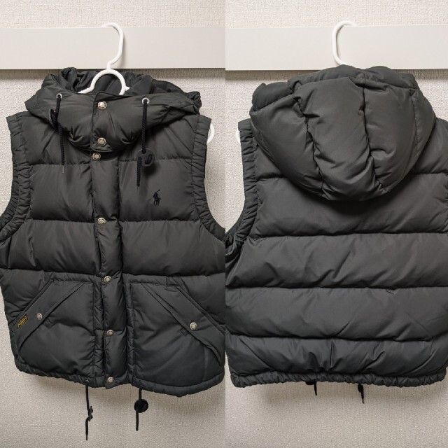 最終値下げ】POLO RALPH LAUREN ダウンベスト グレー ジャケット 最終値下げ】POLO RALPH LAUREN ダウンベスト グレー ジャケット