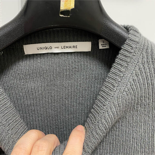 LEMAIRE - UNIQLO ルメール 初期 ボートネック ニット Lの通販 LEMAIRE - UNIQLO ルメール 初期 ボートネック ニット Lの通販