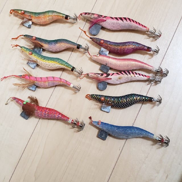 餌木 エギセット(11個) 鹿児島 ハンドメイド その他の通販 by 餌木 エギセット(11個) 鹿児島 ハンドメイド その他の通販 by
