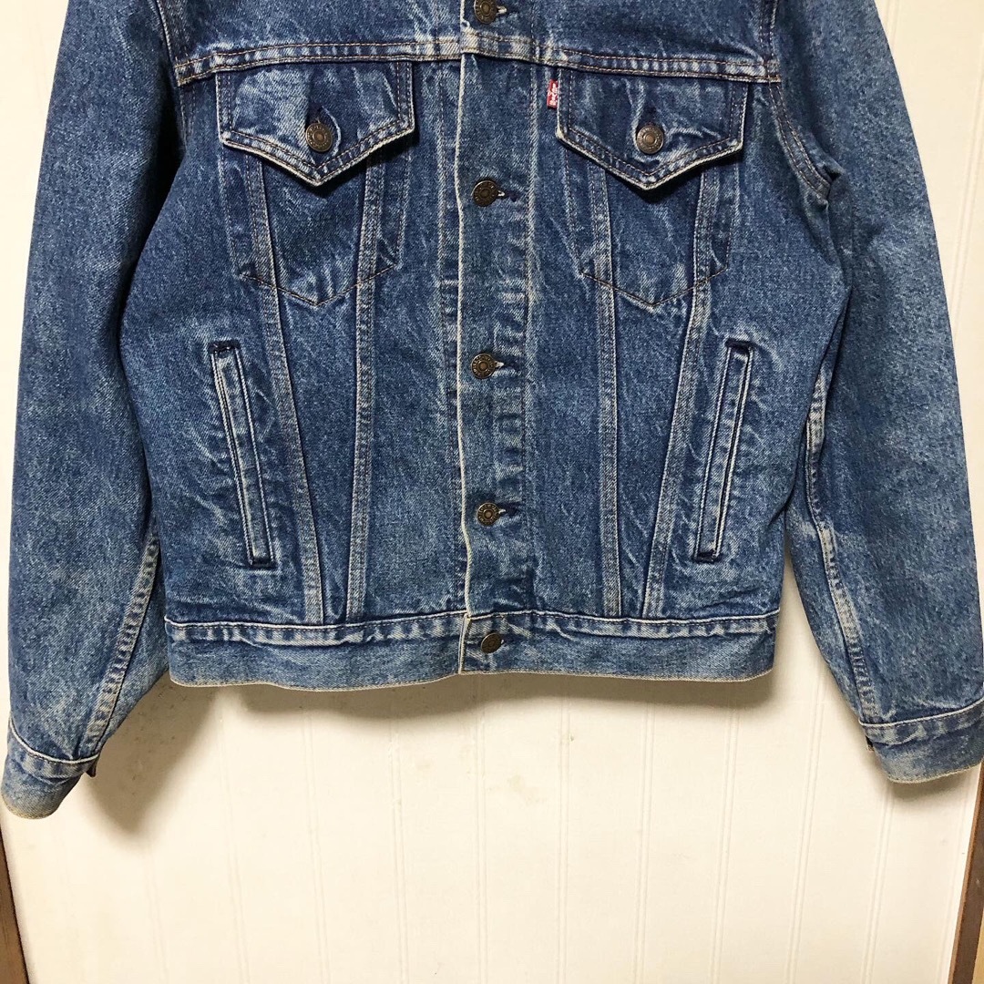 Levi's - USA製 80s Levis 70506-0216 デニムジャケット36Rの Levi's - USA製 80s Levis 70506-0216 デニムジャケット36Rの