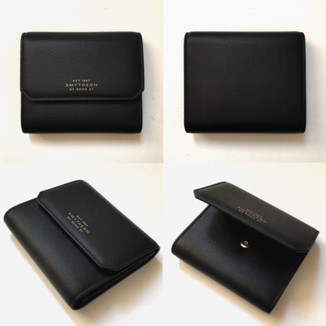 Smythson - 新品 SMYTHSON スマイソン 財布 コンパクト Smythson - 新品 SMYTHSON スマイソン 財布 コンパクト