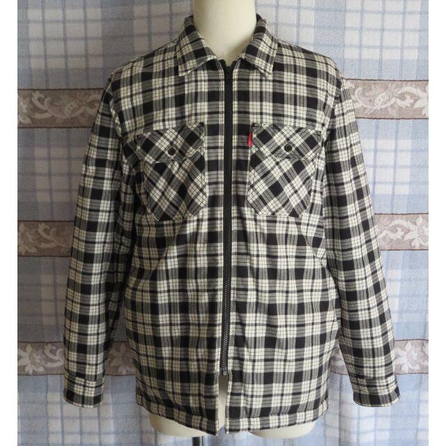 Supreme - シュプリームQuilted Zip Flannel Shirt 白黒チェック Supreme - シュプリームQuilted Zip Flannel Shirt 白黒チェック