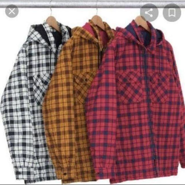 Supreme - シュプリームQuilted Zip Flannel Shirt 白黒チェック Supreme - シュプリームQuilted Zip Flannel Shirt 白黒チェック