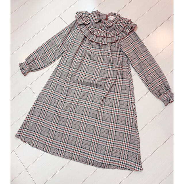 poppy tokyo】あさぎーにょチェックフリルワンピースの通販 by poppy tokyo】あさぎーにょチェックフリルワンピースの通販 by