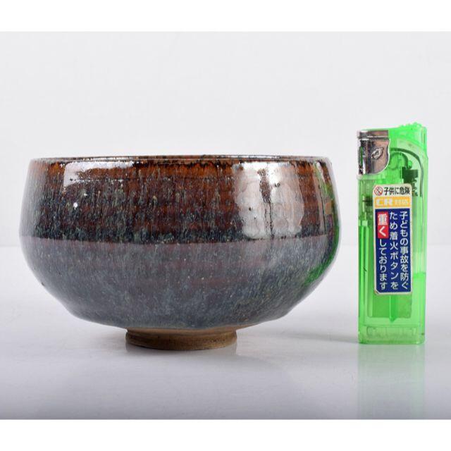 中国 海鼠釉 茶碗 時代箱付 C R3339 中国 海鼠釉 茶碗 時代箱付 C R3339