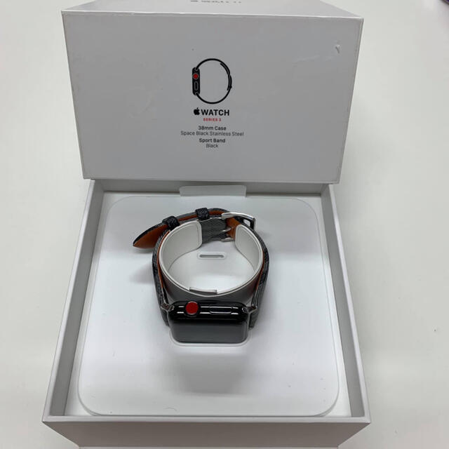 Apple Watch series3 黒ステンレス アップルウォッチ セルラー Apple Watch series3 黒ステンレス アップルウォッチ セルラー