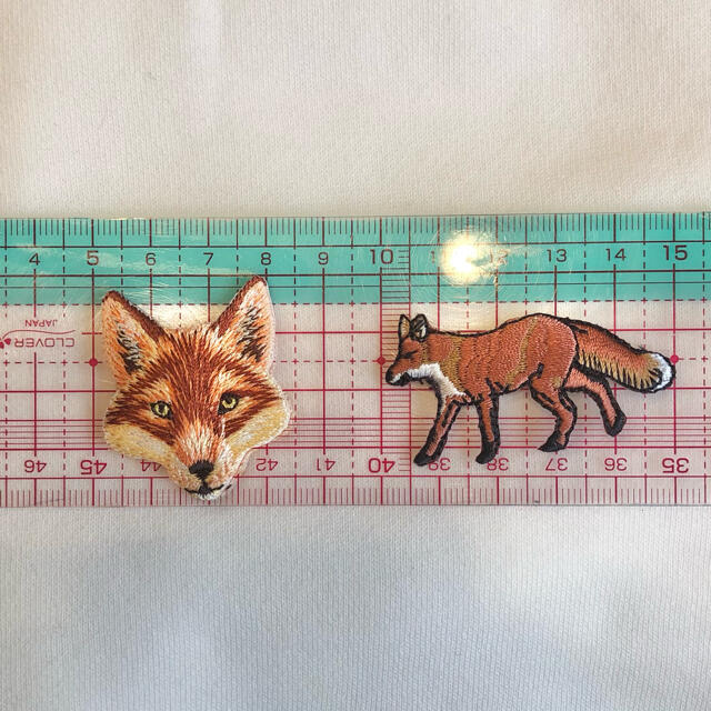MAISON KITSUNE' - きつねワッペン 刺繍の通販 by 1月7日発送 MAISON KITSUNE' - きつねワッペン 刺繍の通販 by 1月7日発送