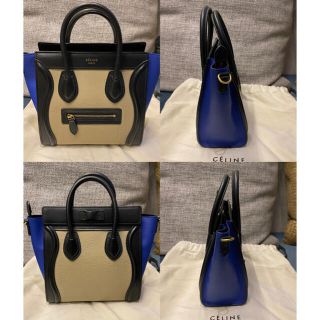 CELINE(ハンドバッグ ・ ブルー・ネイビー/青色系)のフリマ CELINE(ハンドバッグ ・ ブルー・ネイビー/青色系)のフリマ