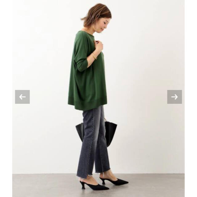 Deuxieme Classe SUVINコットン ボートワイド プルオーバー トップス Deuxieme Classe SUVINコットン ボートワイド プルオーバー トップス