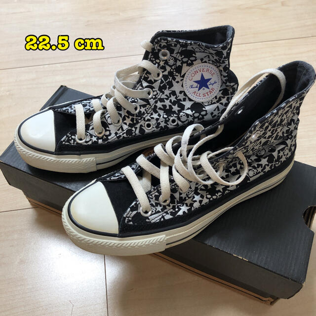 CONVERSE - CONVERSE ALL STAR コンバース スカル/スター柄 CONVERSE - CONVERSE ALL STAR コンバース スカル/スター柄