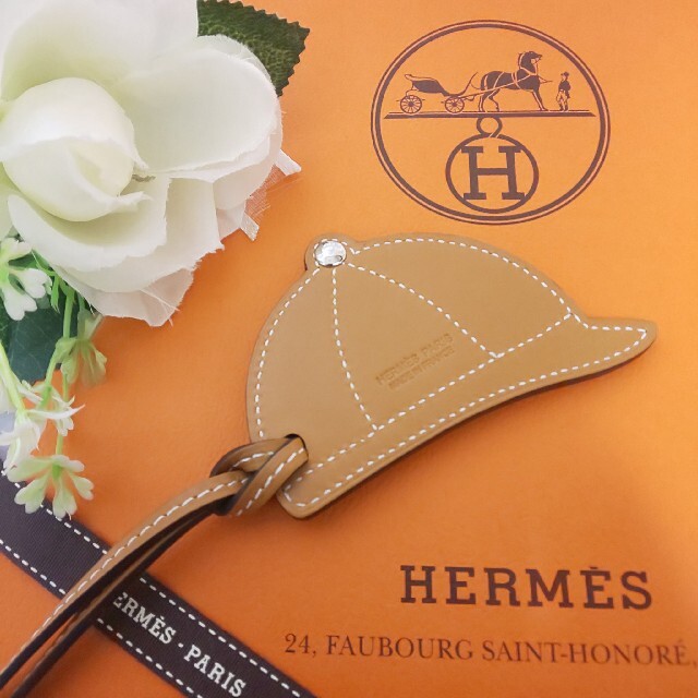 HERMES - ☆HERMES☆エルメス パドックチャーム ボンベイ 帽子 HERMES - ☆HERMES☆エルメス パドックチャーム ボンベイ 帽子
