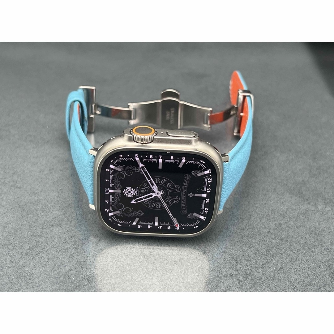Apple Watch - ターコイズブルー アップルウォッチ用本革 Apple Watch - ターコイズブルー アップルウォッチ用本革