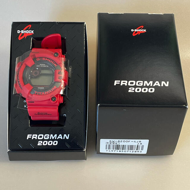 希少品 G-SHOCK フロッグマン 赤蛙 FROGMAN 2000 希少品 G-SHOCK フロッグマン 赤蛙 FROGMAN 2000