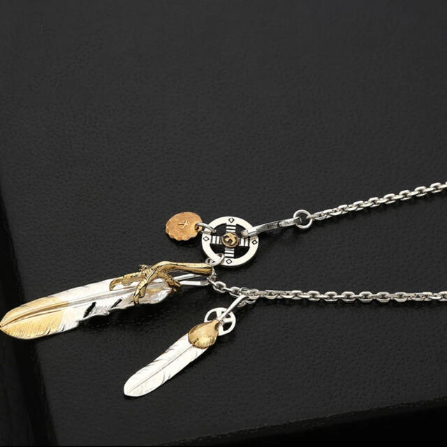 先金フェザーネックレス 木村拓哉 ゴローズ gorós goros 先金フェザーネックレス 木村拓哉 ゴローズ gorós goros