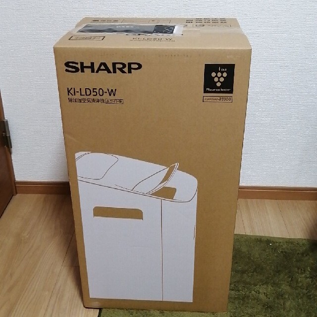 SHARP 除加湿空気清浄機 KI-LD50-W 新品未開封 加湿器/除湿機 SHARP 除加湿空気清浄機 KI-LD50-W 新品未開封 加湿器/除湿機