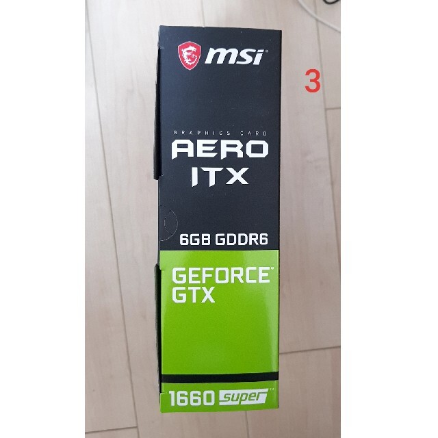 新品3セット》Msi 1660 super aero itx oc 新品3セット》Msi 1660 super aero itx oc
