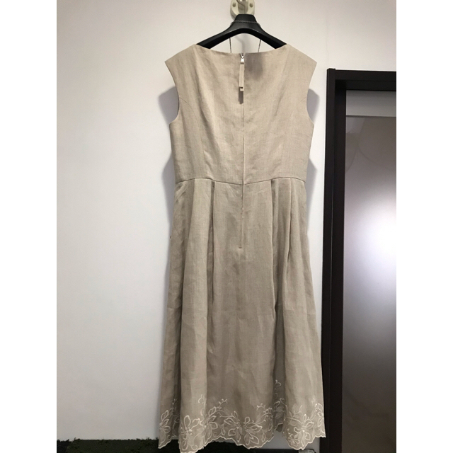 FOXEY - FOXEY リネン ワンピース ドレス アマリリス 40949 美品 FOXEY - FOXEY リネン ワンピース ドレス アマリリス 40949 美品