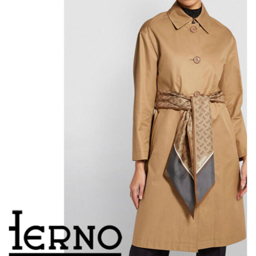 HERNO - チロル様ご専用 新品未使用HERNO スカーフベルテッド HERNO - チロル様ご専用 新品未使用HERNO スカーフベルテッド
