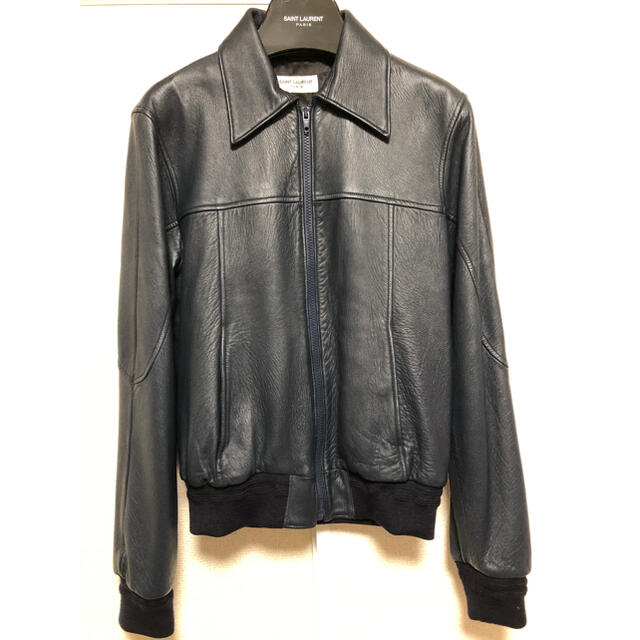SAINT LAURENT - 新品未使用 サンローラン レザージャケット 44 SAINT LAURENT - 新品未使用 サンローラン レザージャケット 44