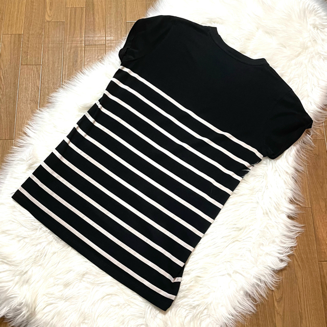 BALMAIN - 本物 バルマンオム 袖切り返し ボーダー Tシャツ XS BALMAIN - 本物 バルマンオム 袖切り返し ボーダー Tシャツ XS