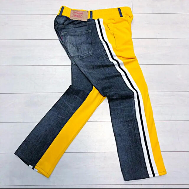 Levi's - 再構築 リーバイス ドッキング ジャージ デニム Levi's - 再構築 リーバイス ドッキング ジャージ デニム