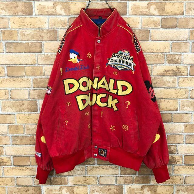 ☆JHデザイン☆ドナルドダック レーシングジャケット ディズニー ☆JHデザイン☆ドナルドダック レーシングジャケット ディズニー