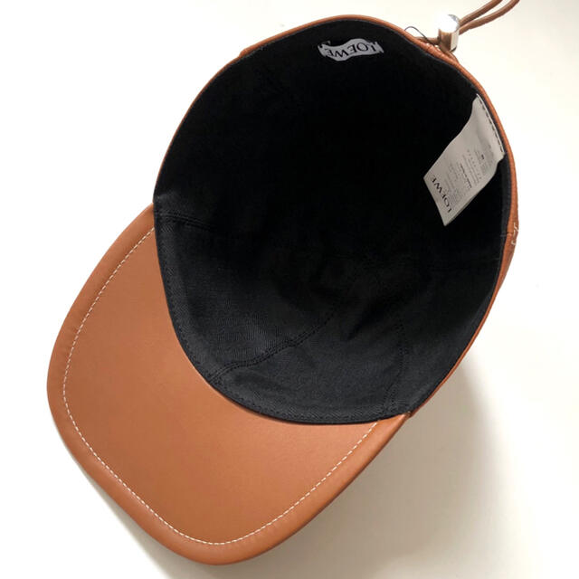 LOEWE - 新品 LOEWE ロエベ レザー ベースボール キャップ 帽子 LOEWE - 新品 LOEWE ロエベ レザー ベースボール キャップ 帽子